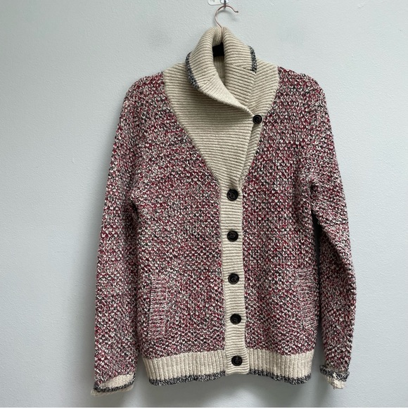 Roots | Sweaters | Roots Canada Cabin Wool Button Front Shawl Collar ...